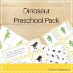 Dinosaur Dig Counting Mats - Activities Nook